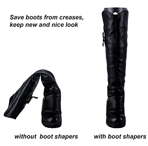 ericotry 2 Pairs 8 Inch Boot Shaper Form Inserts Breathable Boots Tall Support Shoe Tree Stands Holder for Women and Men