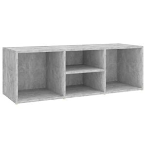 cumyzo shoe storage bench concrete gray 41.3"x13.8"x13.8" engineered wood 16.45kg/36.19ib shoe racks & organizers