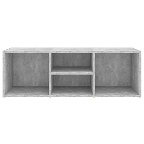 CUMYZO Shoe Storage Bench Concrete Gray 41.3"x13.8"x13.8" Engineered Wood 16.45kg/36.19ib Shoe Racks & Organizers