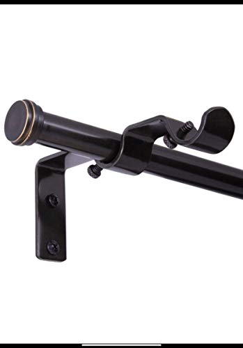 Kenney 5/8" Diameter Double Rod Conversion Kit, 42-120", Oil Rubbed Bronze