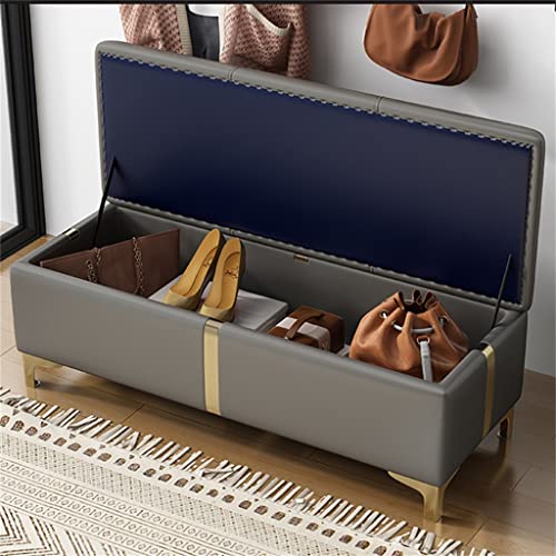 HMGGDD Entry Shoe Rack, Shoe Stool, Entrance Stool, Shoe Cabinet, Long Bench (Color : D, Size : 1)