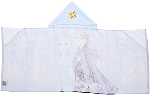 Jay Franco Frozen 2 Mythical Wonderland Kids Bath/Pool/Beach Hooded Towel, Cotton