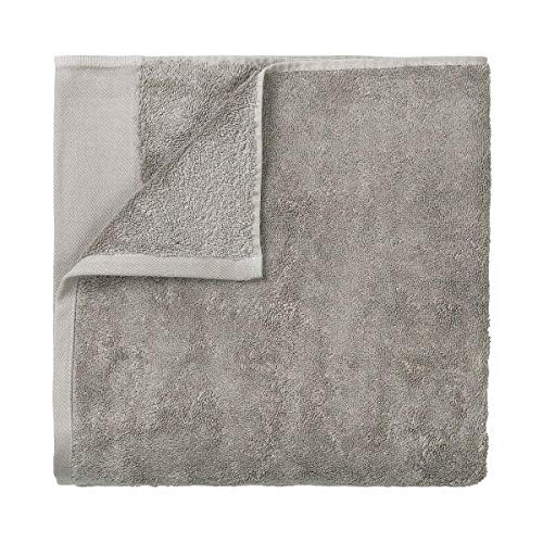 Blomus Riva Organic Terry Cloth Hand Towel - Satellite (Taupe) - Set of 2-30x50cm / 12x20in