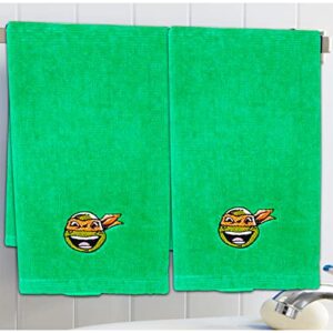 Retro Nick Teenage Mutant Ninja Turtles Hand Towel Set Hand Towel Bundle - 4 Pack TMNT Hand Towel for Kids, Adults (Teenage Mutant teenage mutant ninja turtles towels for boys