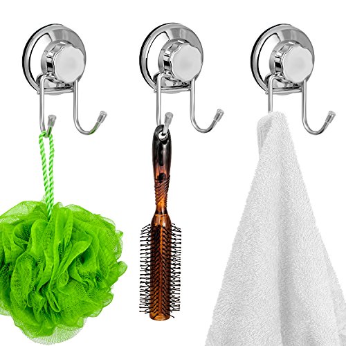 SANNO Suction Cups replacement Powerful Vacuum Suction Cup for shower caddy, sope dish,double hooks- Set of 2 Suction Cups