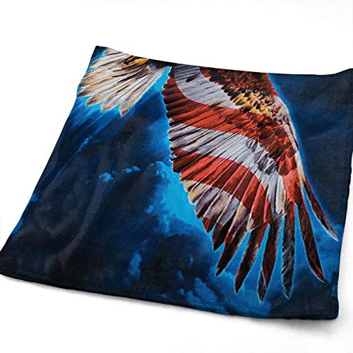 MSGUIDE American Eagle Hand Towels for Bathroom Clearance Decor Face Towels Microfiber Towels Soft Fingertip Towel for Gym Yoga Spa Pool Sport Hotel