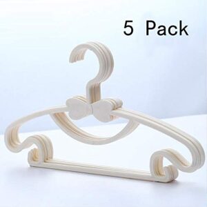 TIANYIYIJIA 20 Pack Kids Hangers Childrens Hangers Child Hangers Plastic Toddler Infant Nursery Hangers Small Baby Clothes Hangers for Closet Clothes Hangers