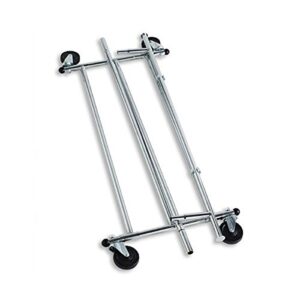 Only Hangers® Heavy Duty Collapsible Single (One Piece) Top Rail Rolling Rack