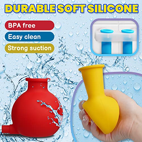 LiKee Kids Bath Toys Fun STEM Bathtub Toys Strong Suction Bath Toys for Kids Ages 4-8, Science Lab Bath Toys for Toddlers 2 3 4 Year Old Boys Girls, Play Water Toys, Kids Toys, Kids Gifts