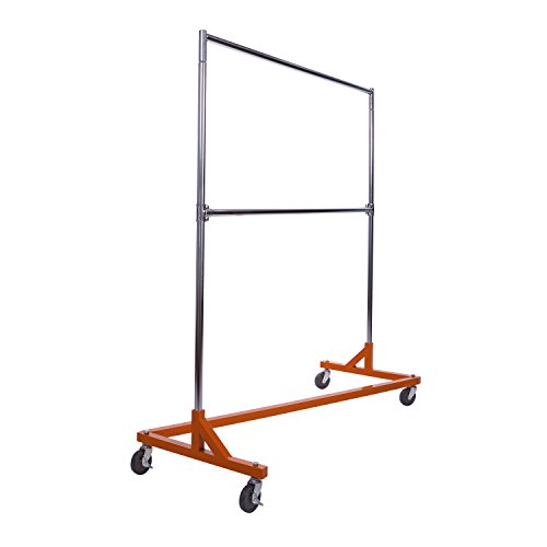 Econoco - Economy Z-Rack with Orange Base Includes Add-On Bar