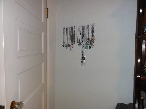 Plastic Adhesive Wall Necklace Hanger