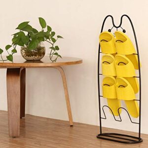 MFCHY Free Installation Shoe Rack Organizer Space-Saving Bathroom Dormitory Slippers Storage Racks Hanging Shoe Organizer Shoes Shelf