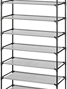 Whitmor Spacemaker 10-Tier Tower & White 36-Pair Over The Door Shoe Organizer