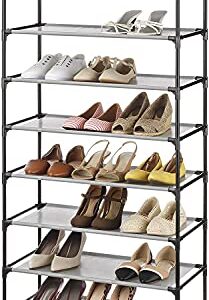 Whitmor Spacemaker 10-Tier Tower & White 36-Pair Over The Door Shoe Organizer