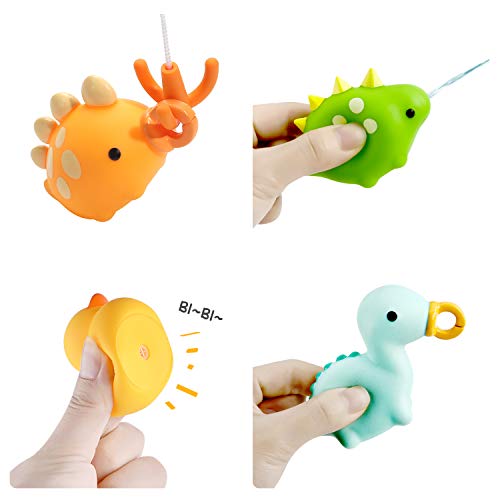 Bath Toy Bathtub Toy with Shower and Floating Squirting Toys, Fishing Game for Toddles and Babies