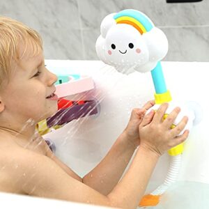 Bath Toy Bathtub Toy with Shower and Floating Squirting Toys, Fishing Game for Toddles and Babies