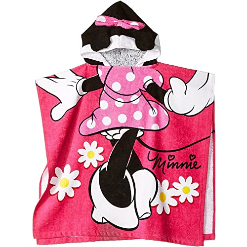 Classic Disney Disney Minnie Mouse Hooded Towel Set for Kids - Perfect for Bath, Beach & Pool