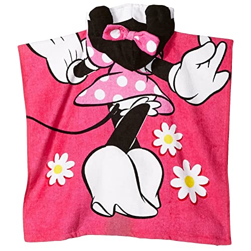 Classic Disney Disney Minnie Mouse Hooded Towel Set for Kids - Perfect for Bath, Beach & Pool