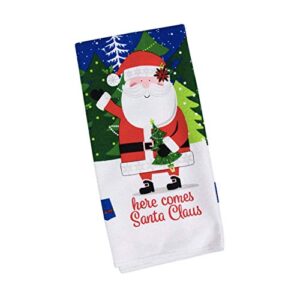 Christmas Towels Set of 2 | Christmas Dish Towels | Christmas Kitchen Towels | Christmas Hand Towels for Bathroom | Holiday Decorations Kitchen Dish Towels Decorative Towels Kitchen Santa Snowman