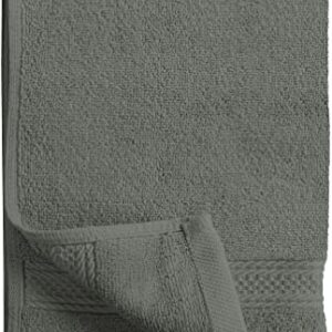 Utopia Towels Bundle of 10 Premium Hand Towels & Bath Towels - 6 Pack Large Hand Towels, 16"x28" - 4 Pack Luxurious Bath Towels, 27"x54" - 600 GSM Ultra Soft Towels (Grey)