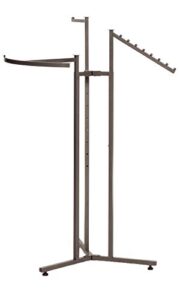 sswbasics boutique raw steel 3-way clothing rack