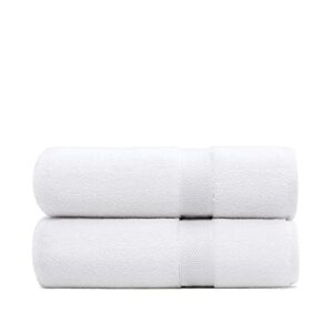 standard textile hotel luxury lynova 100% cotton bath towels, set of 2