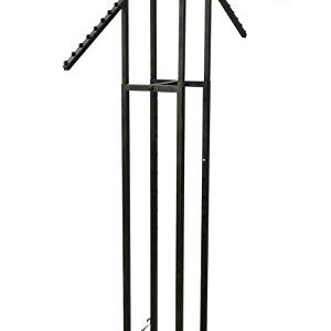 SSWBasics 4-Way Clothing Rack with Slanted Arms - Boutique Vintage Finish