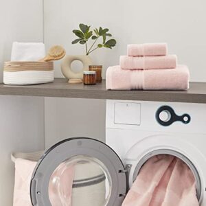 COZYART Pink Bath Towels Set, Turkish Cotton Hotel Bath Towels Soft for Bathroom, Thick Bathroom Towels Set of 6 with 2 Bath Towels, 2 Hand Towels, 2 Washcloths, 650 GSM