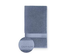 calvin klein home tracy towel, hand, dusty blue