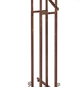 SSWBasics 4-Way Clothing Rack with Slant Arms (Boutique Cobblestone) Heavy Duty Rack