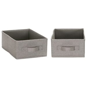 household essentials narrow closet organizer drawers 2 pack, gray