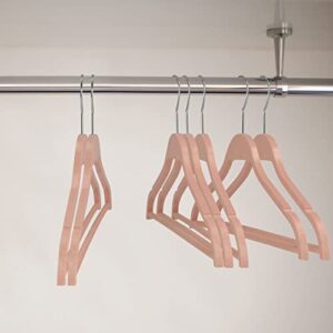 Elama Home 20 Piece Biodegradable Coat Hangers in Pink (ELH-20)