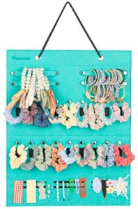 baby girls hair ties holder, hair scrunchies organizer storage, hanging hair bow holder, clips for hair organizer