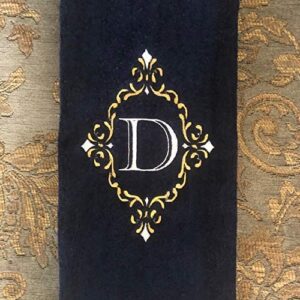 Monogram Hand Towel, Fleur De Lis,Scroll, Customized