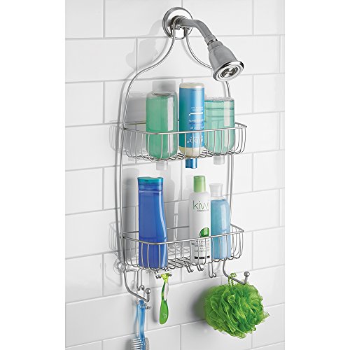 InterDesign Raphael Bathroom Shower Caddy, X-Large - Silver