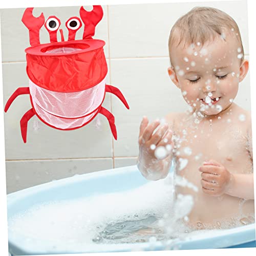 Kisangel Bathtub Toy Storage Animal Shape Folding Bedroom Hanging Bag Bath Toy Holder,Random Color