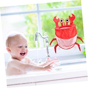 Kisangel Bathtub Toy Storage Animal Shape Folding Bedroom Hanging Bag Bath Toy Holder,Random Color