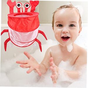 Kisangel Bathtub Toy Storage Animal Shape Folding Bedroom Hanging Bag Bath Toy Holder,Random Color