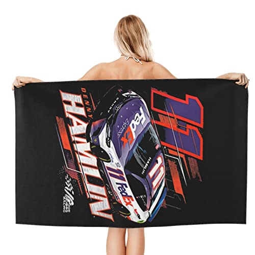 Denny Hamlin 11 Large Bath Towel Absorbent Quick Dry Beach Shawl Bath Towels Blanket for Pool Swim Bathroom Home Unisex, 52in X 32 in