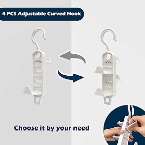 Purse Hanger Organizer for Closet 2 Pack Hanging Handbag Holder Bag Storage Hook Saving Space Hooks for Bag Clothes in Closet