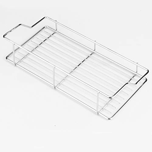 2-Pack 9" Rustproof Stainless Steel Shower Caddy, Adhesive Bathroom Wall Mounted Storage Accessories Shower Shelf Organizer, Chrome