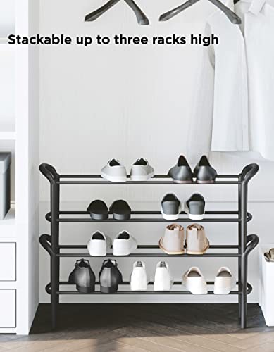 Umbra Shoestack Shoe Rack, Charcoal