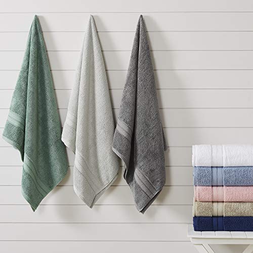 Modern Threads - Spun Loft 6-Piece 100% Combed Cotton Towel Set - Bath Towels, Hand Towels, & Washcloths - Super Absorbent & Quick Dry - 600 GSM - Soft & Plush, Blush