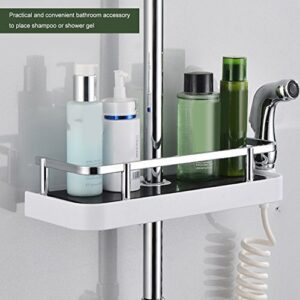 Hztyyier Shower Caddy Shelf Bathroom Shower Rack Organizer Holder for Bath Ball, Shampoo, Conditioner,and Other Bathroom Accessories