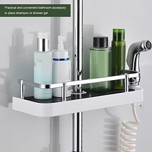 Hztyyier Shower Caddy Shelf Bathroom Shower Rack Organizer Holder for Bath Ball, Shampoo, Conditioner,and Other Bathroom Accessories