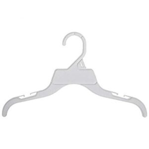 nahanco p13 plastic blouse/dress hanger, 13" white (pack of 200)