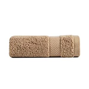 100% Cotton Luxurious Hotel Quality Hand Towels Soft and Absorbent, Premium Quality Perfect for Daily Use - Machine Washable (Camle)