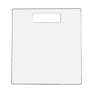 NAHANCO FB1303 Acrylic Shirt Folding Board, 11" Width x 12" Length, Clear