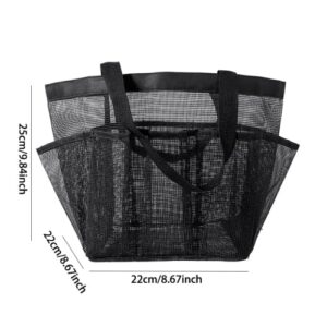 2 Pack mesh Shower Caddy Portable Shower Tote Bag for College Dorm, Gym,Travel,Bathroom Essentials with Reinforced Handles