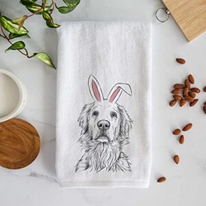 Inkopious Easter Golden Retriever Decorative Hand Towel Bathroom and Kitchen Decoration Décor